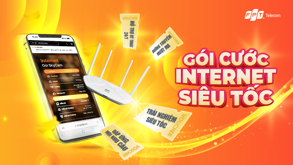 Gợi ý gói cước Internet FPT siêu tốc cho gia đình, doanh nghiệp
